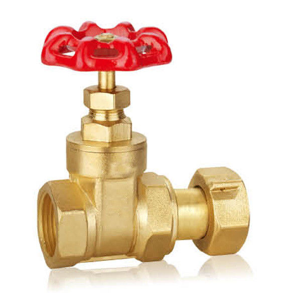 Forged Brass Gate Valve DN32 DN40 CW617 Water Control Valve With Thread ...