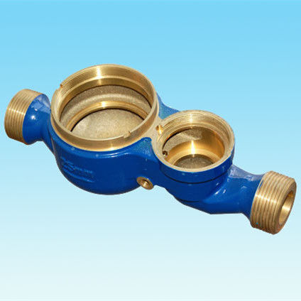 Customized Cold Water Meter Body Blue Color Water Meter Adapter ISO ...