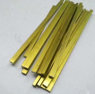 Yellow Color C2680 Hpb58-3 Brass Busbar , High Strength Flat Copper Bus Bar